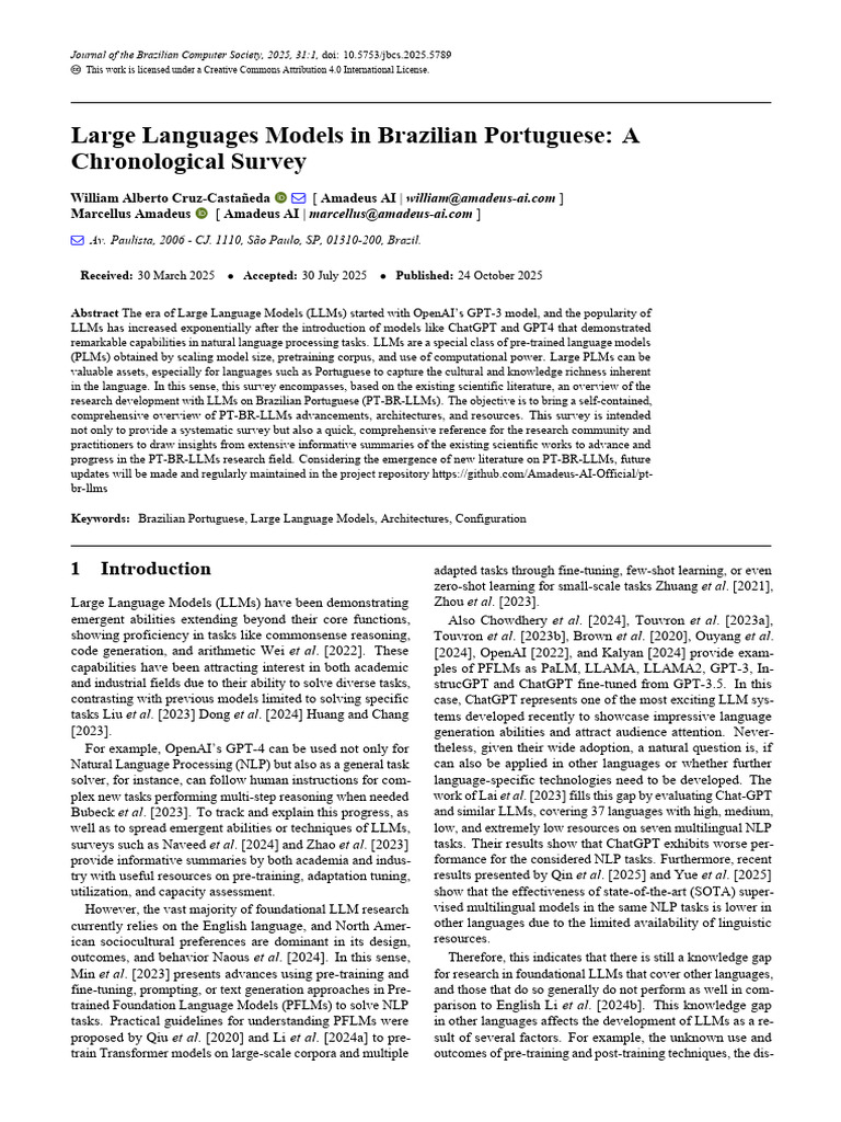 Paper LLM BR | PDF | Cognitive Science | Computational Neuroscience