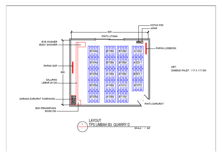 B3 Waste Management Layout Plan | PDF