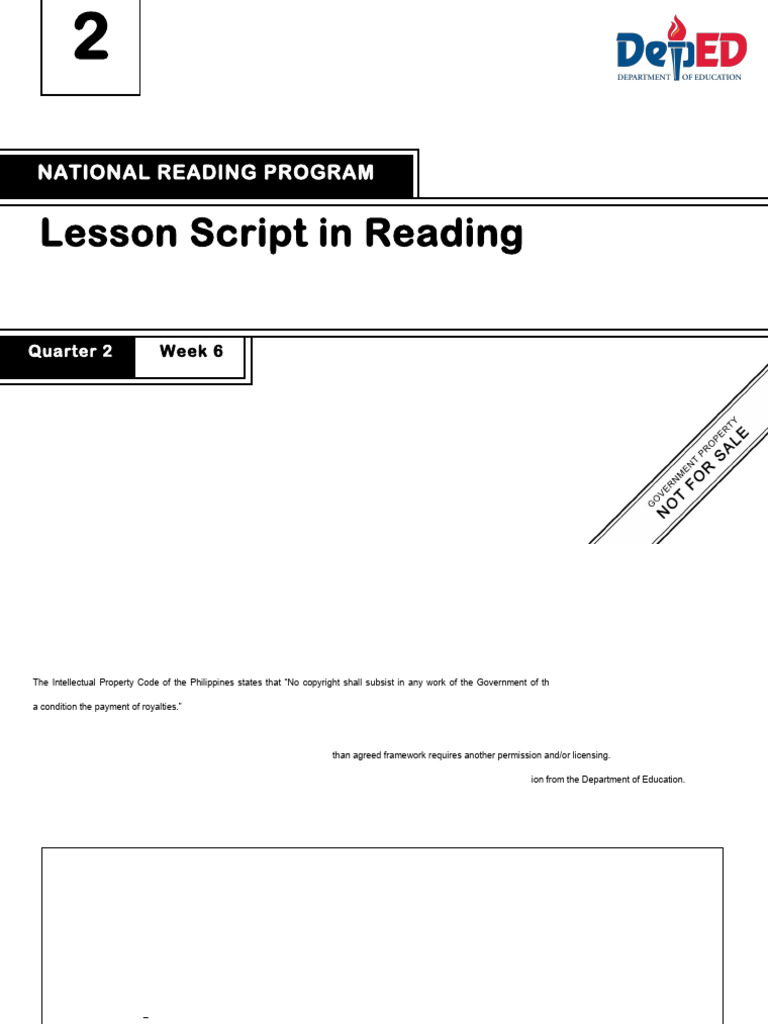 Co-2024-Ls-Grade 2-Nrp-Quarter 2-Week 6 | PDF