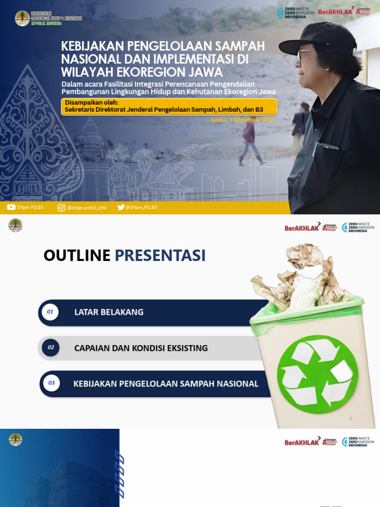 Kebijakan Pengelolaan Sampah Nasional | PDF