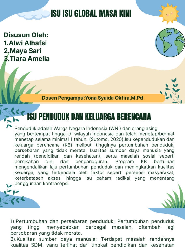 Isu Isu Global Masa Kini - 20251102 - 200641 - 0000 | PDF