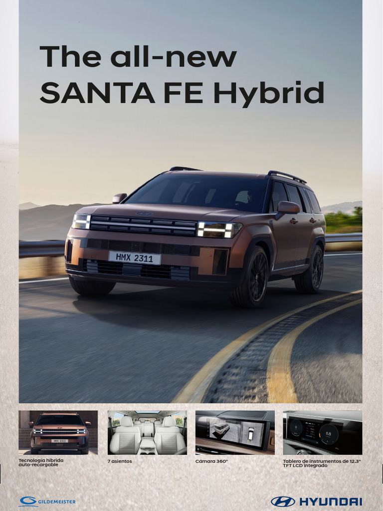 Hyundai SANTA FE Hybrid: Especificaciones y Equipamiento | PDF ...