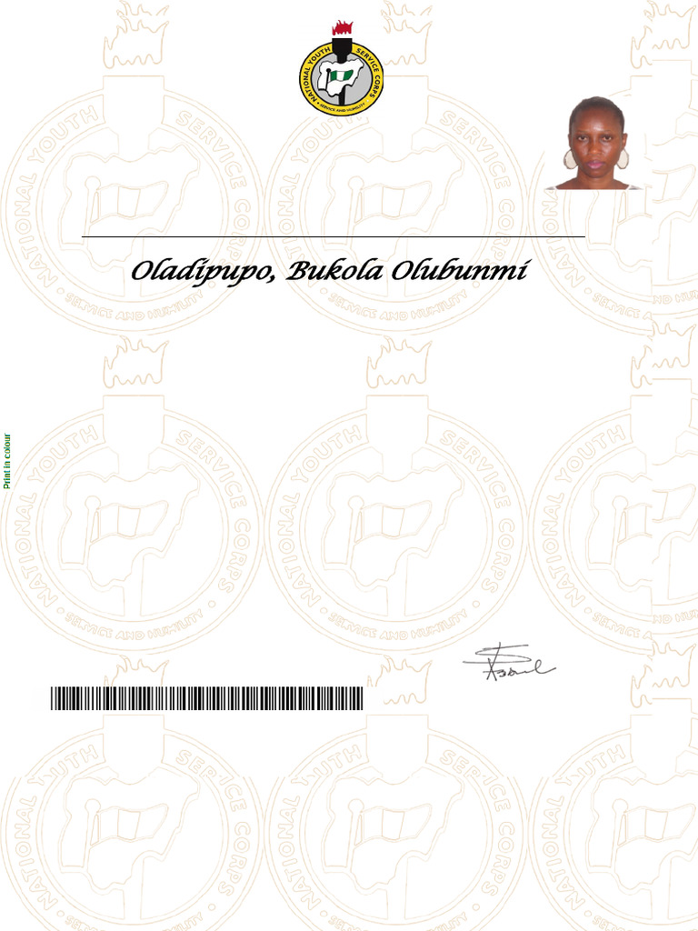 National Service Exclusion Letter | PDF