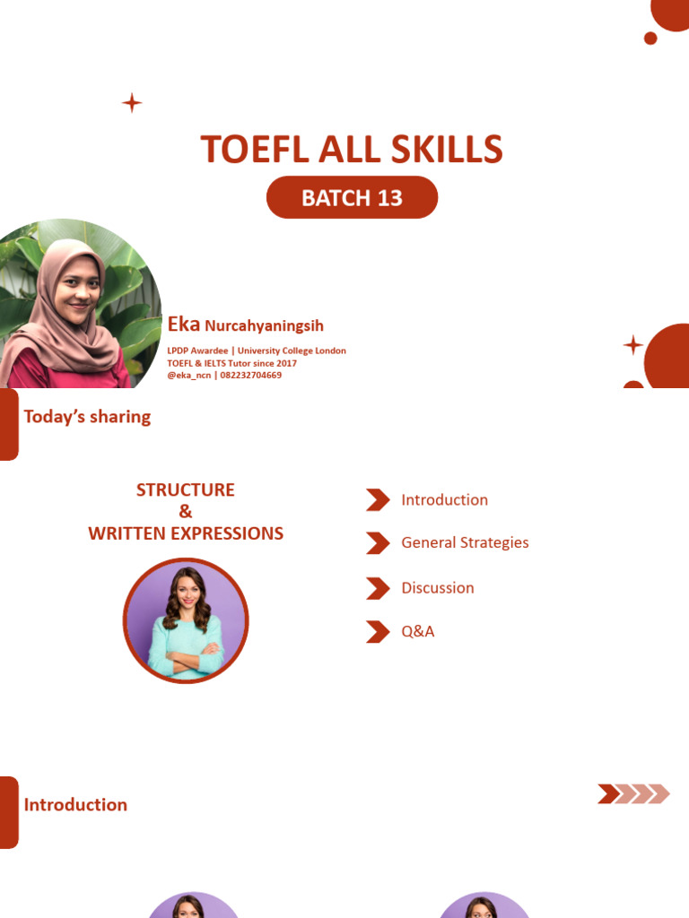 TOEFL All Skills 13 - Structure | PDF | Linguistics | Syntax