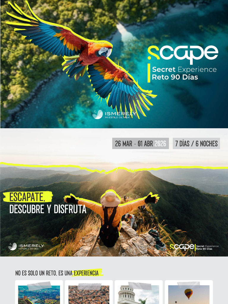 SCAPE Secret Experience - Reto 90 Días | PDF