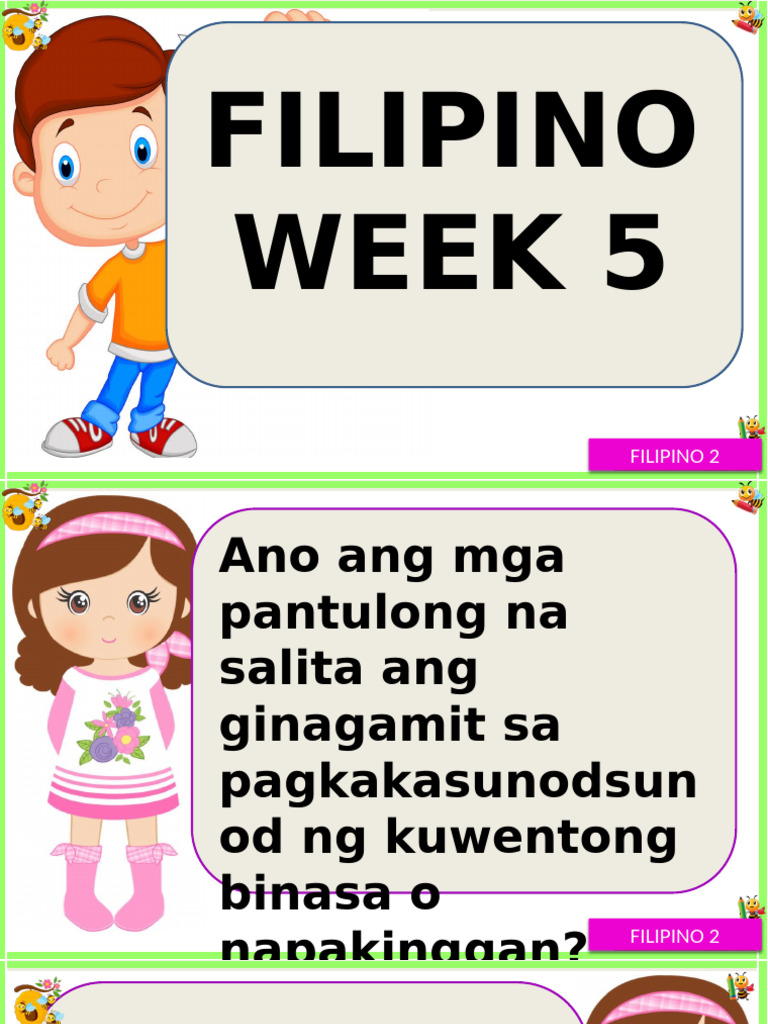 Filipino Q2 Week 5 | PDF