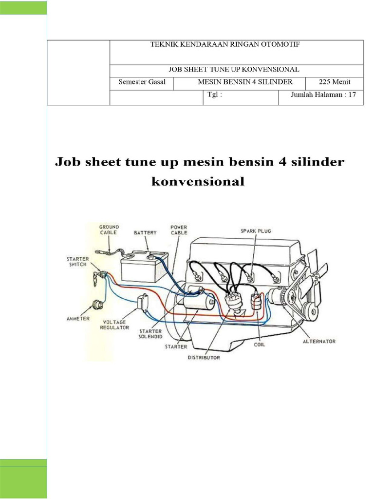Jobsheet Tune Up | PDF