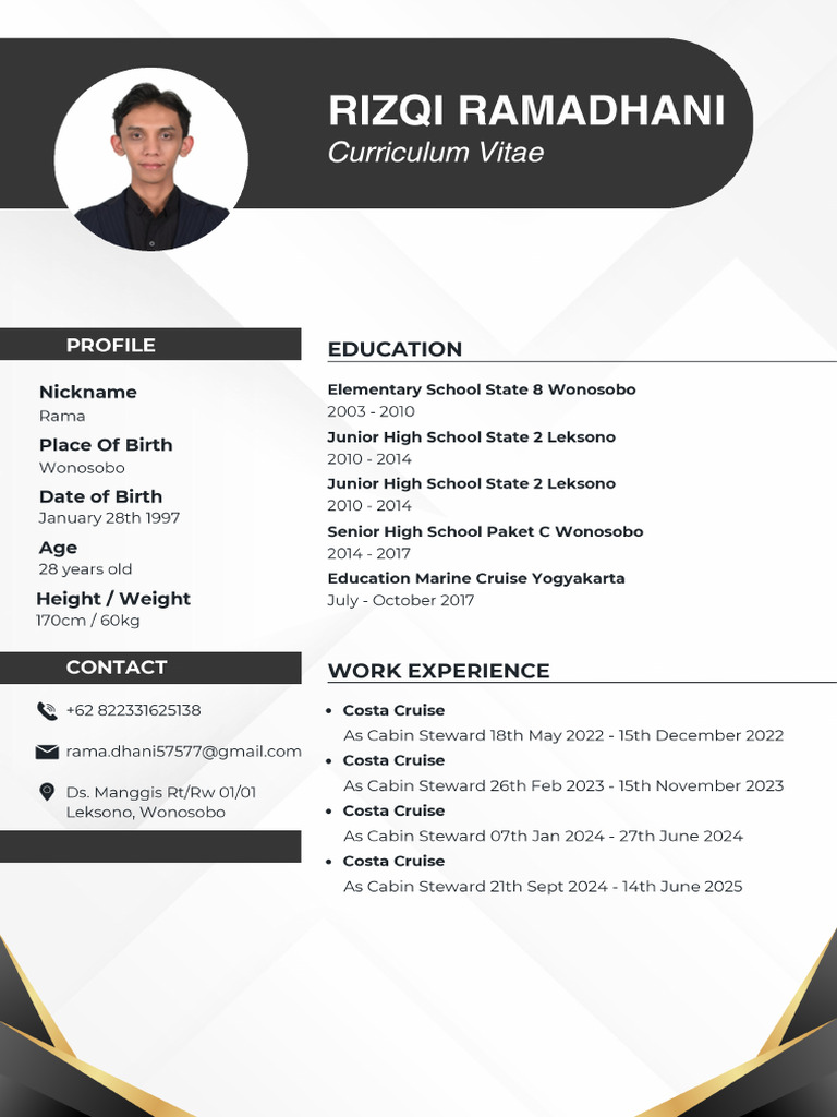 CV Rizqi Ramadhani | PDF