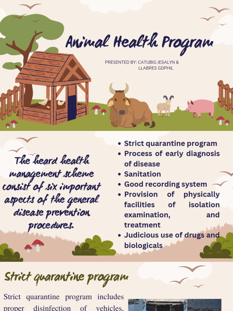 Comprehensive Animal Health Management | PDF