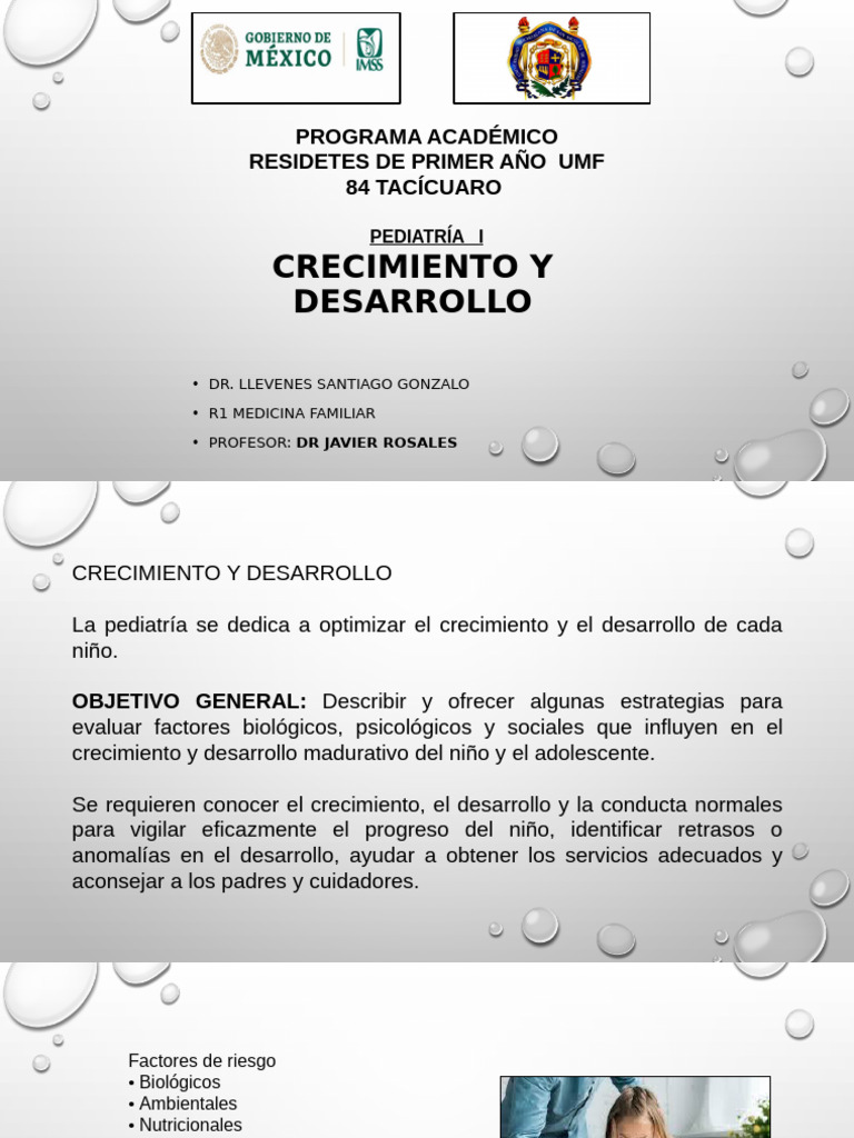 Crecimiento y Desarrollo | PDF | Pecho | Aprendizaje