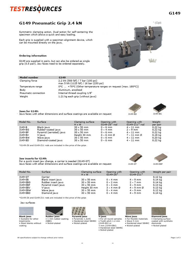 pneumatic grip | PDF | Equipment | Mechanical Engineering