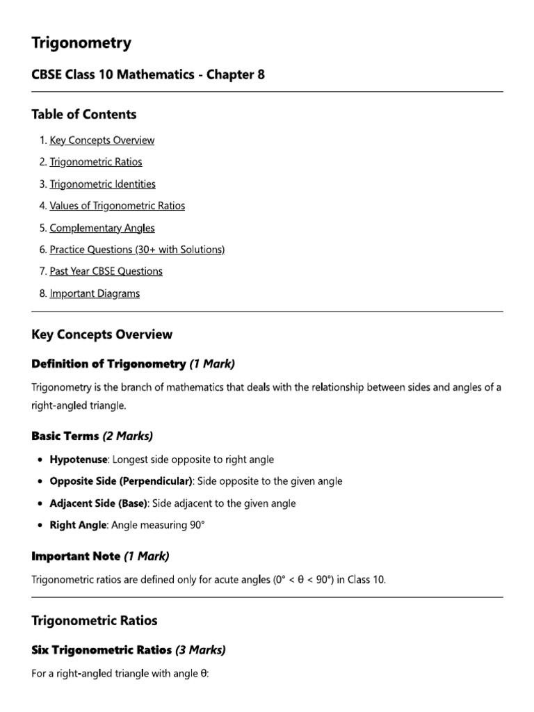 Trignometery CH (8+9) Both Questions' | PDF