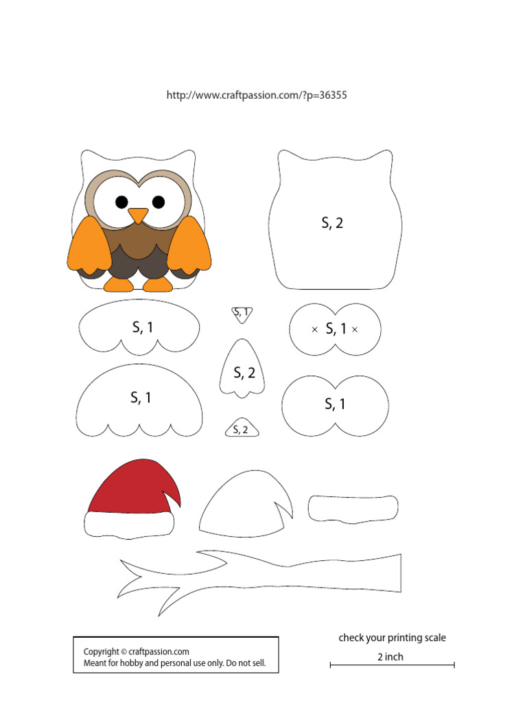 Olivia Owl Small | PDF