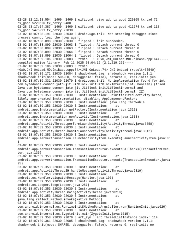 Log | PDF | Java (Programming Language) | Computing