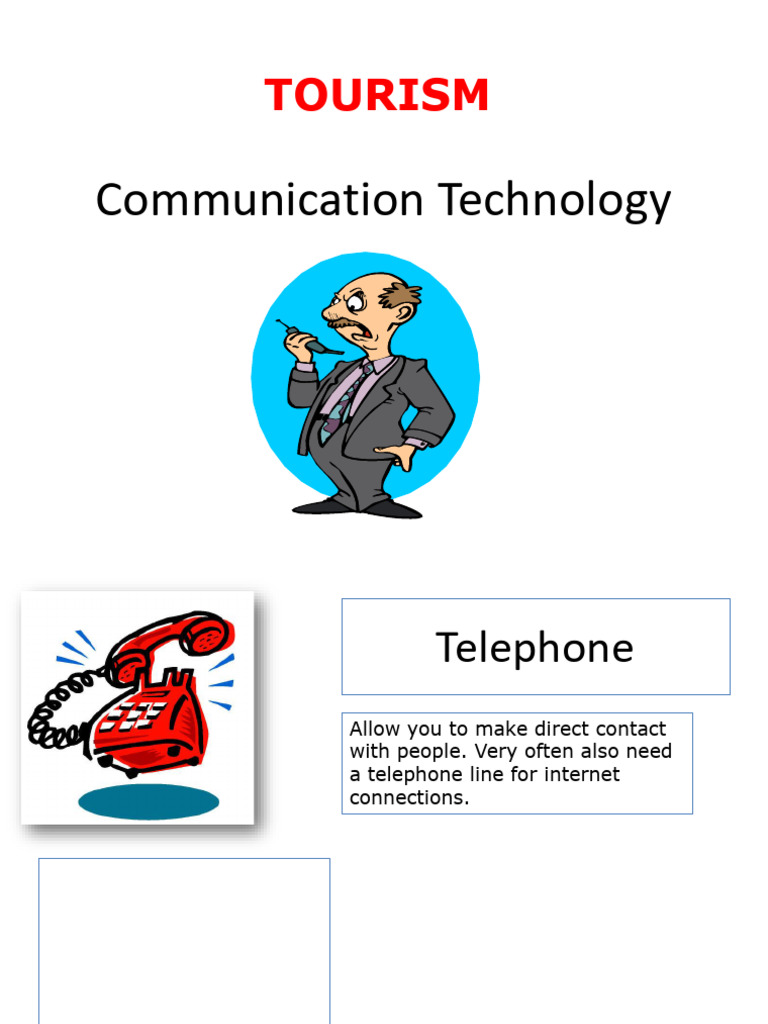 Communication Tech in Tourism: Pros & Cons | PDF | Fax | Telephone