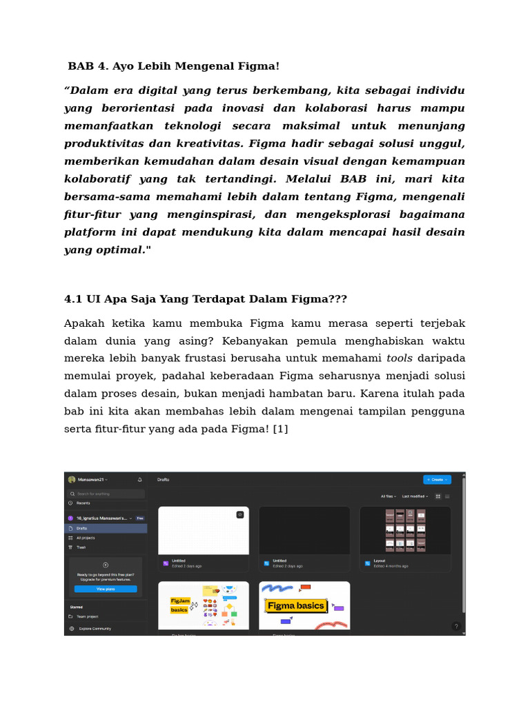 Mengenal Figma: Fitur dan UI Desain | PDF
