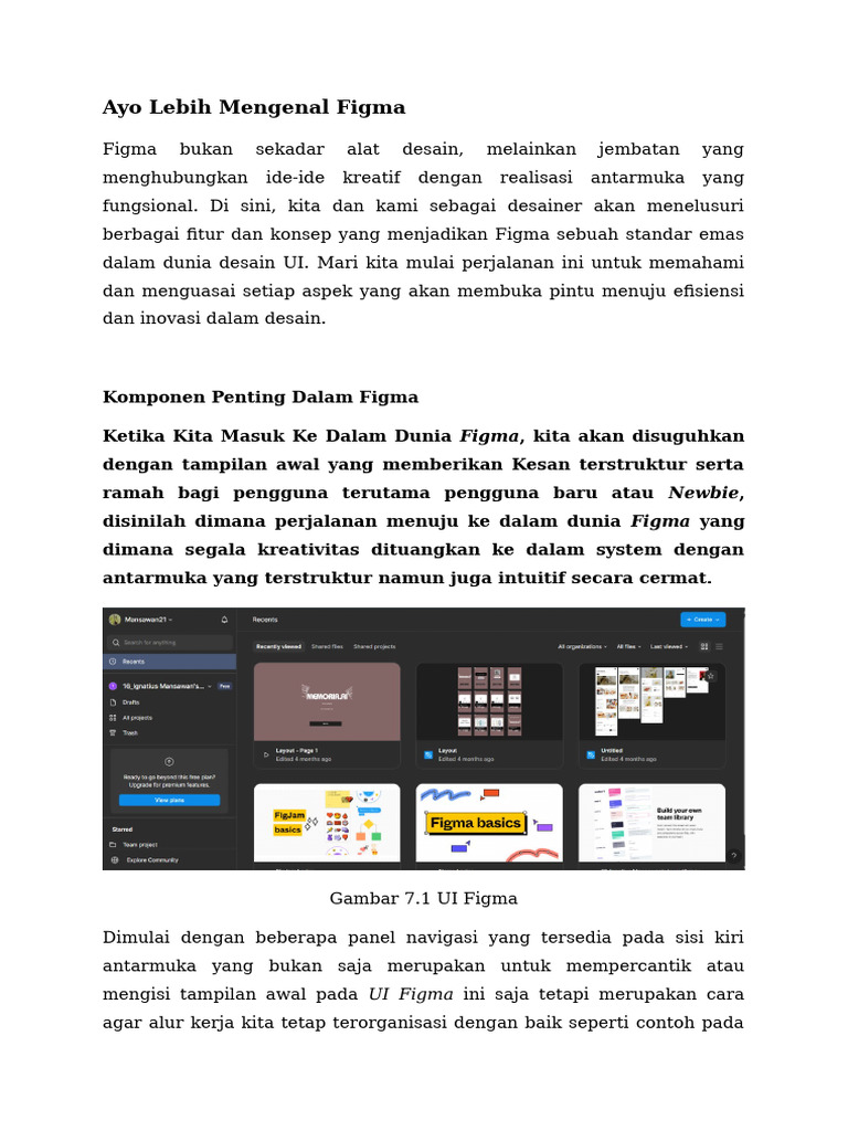 Mengenal Fitur Utama Figma untuk Desain UI | PDF