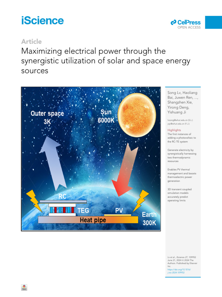 Maximizing Electrical Power Through The | PDF | Photovoltaics | Solar Cell