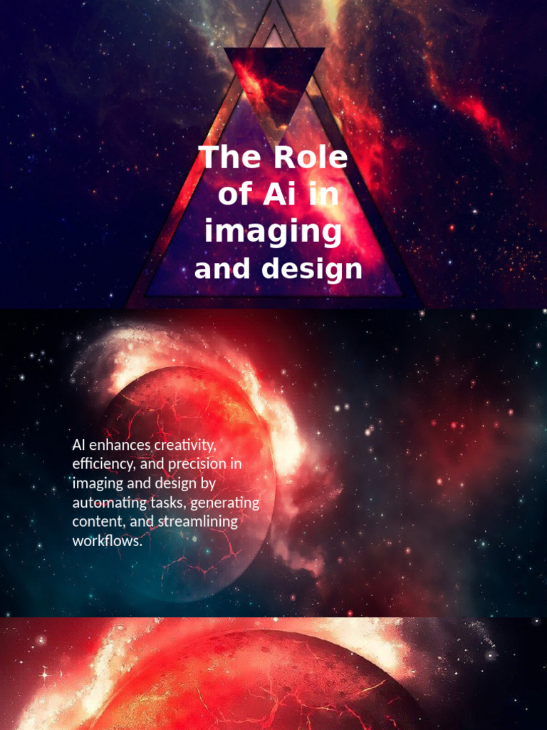 Role of Ai in Imaging and Design | PDF