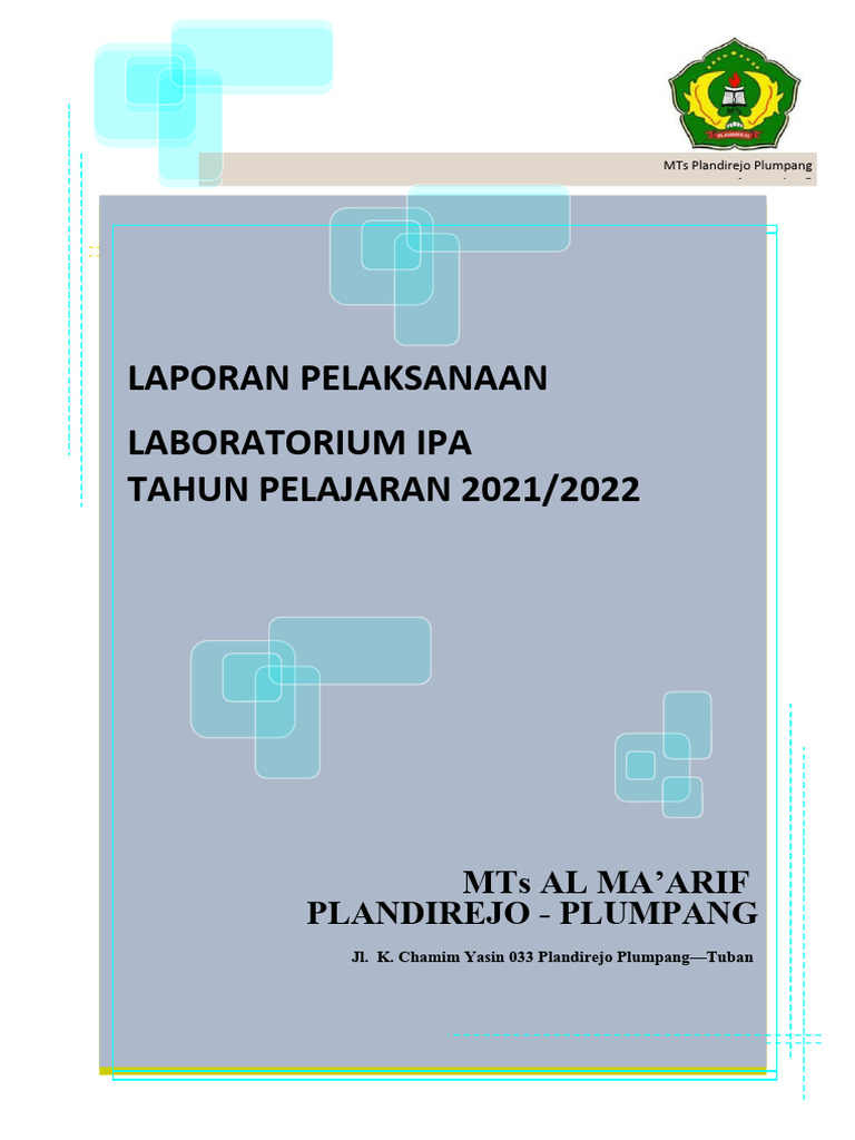 Ilide.info Laporan Pengelolaan Laboratorium 2021 2022 Pr 2a3bead3cbaaa5dfcd43b56780dde045 | PDF