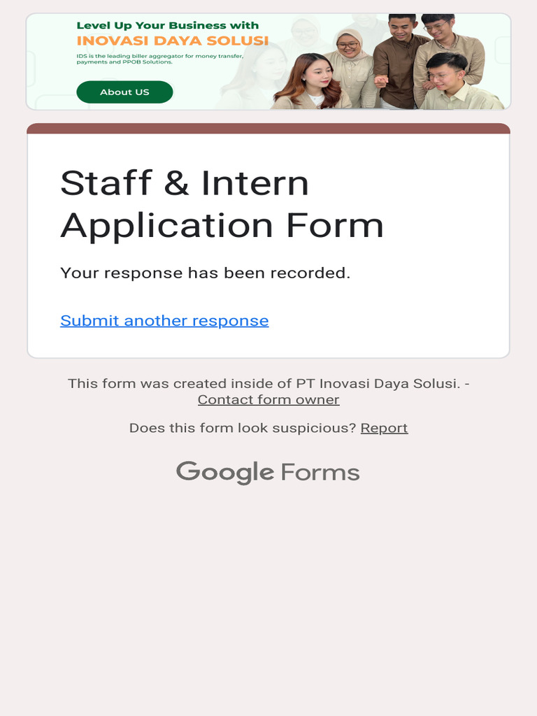 Staff & Intern Application Form | PDF