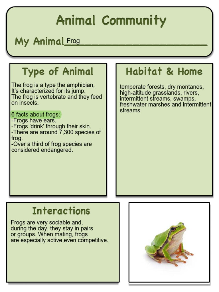 Microsoft Word - Animal Communities.docx | PDF