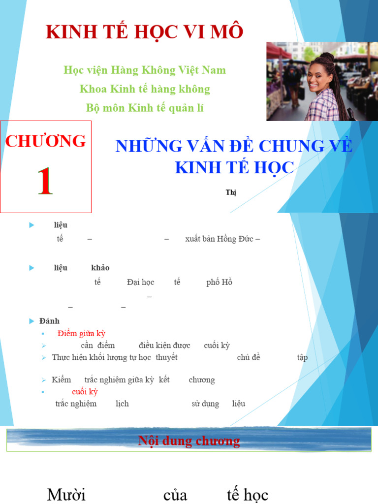 SV Chuong 1. Nhung Van de Chung Ve Kinh Te Hoc 1 | PDF
