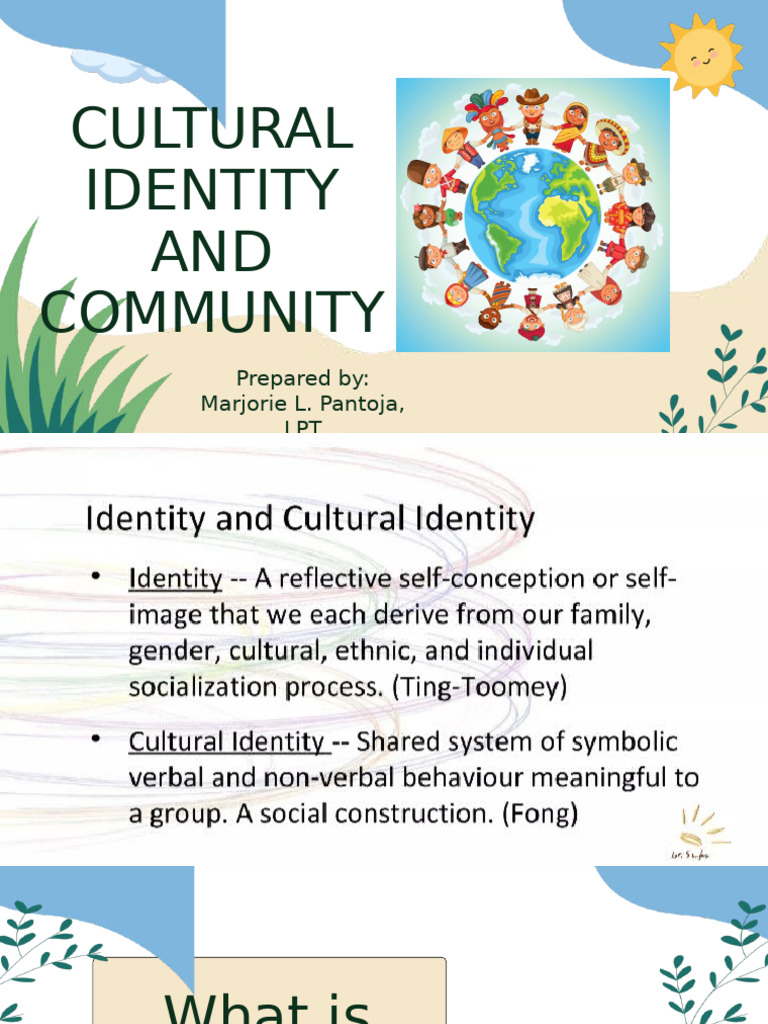Understanding Cultural Identity & Community | PDF | Identity (Social ...