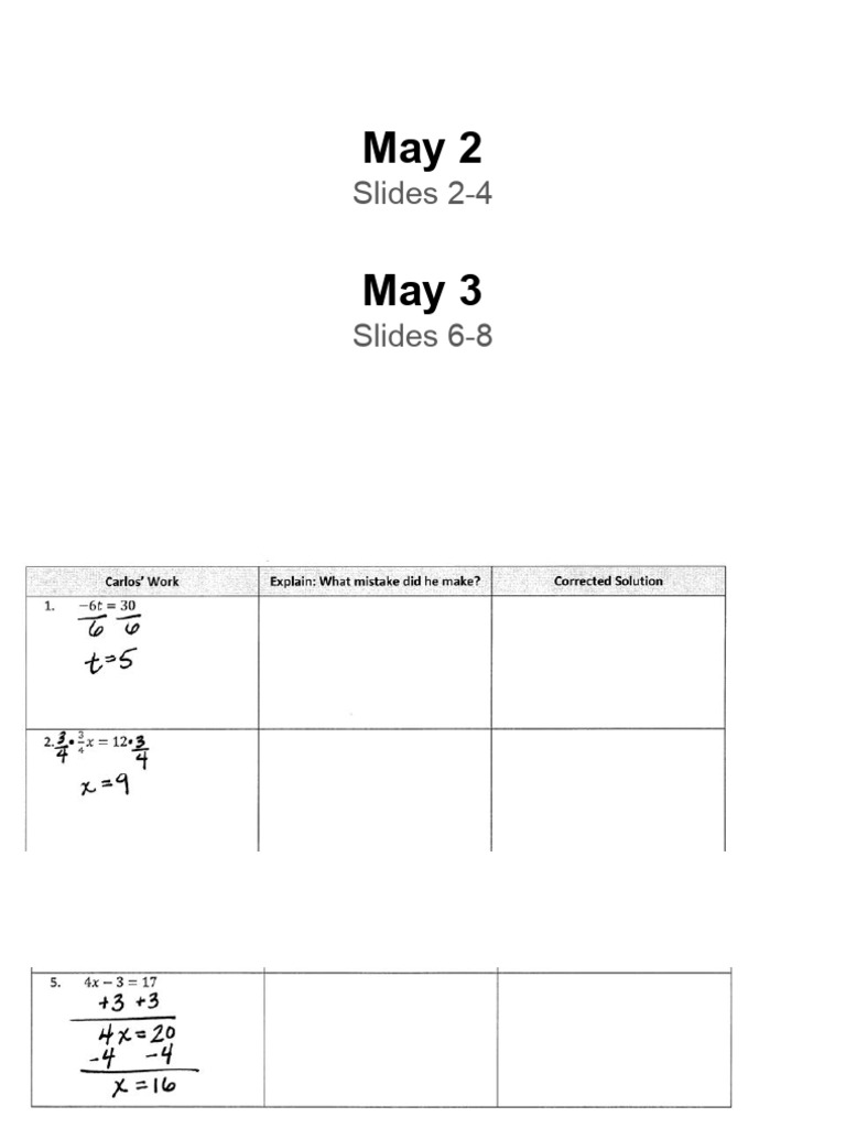 Math Expression Speed Dating Activity | PDF