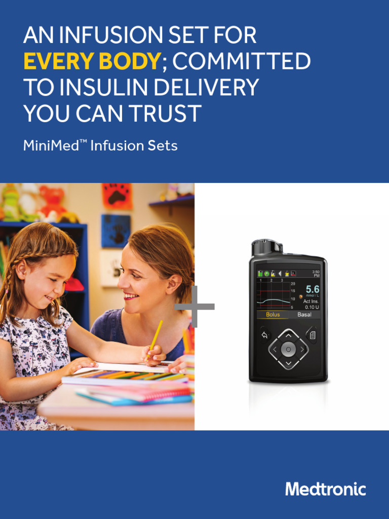 Versatile MiniMed™ Infusion Sets Guide | PDF | Diabetes | Abdomen
