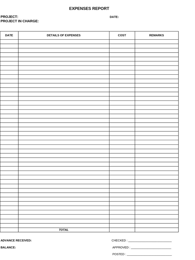 1 - Expense Report | PDF