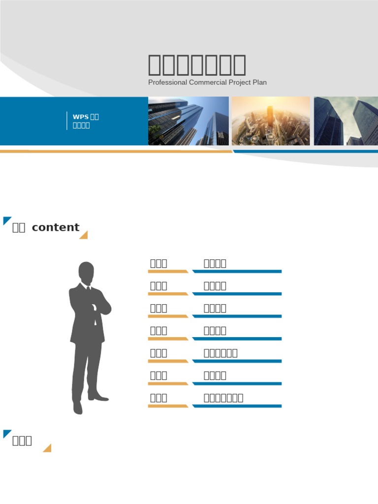 Professional Commercial Project Plan | PDF