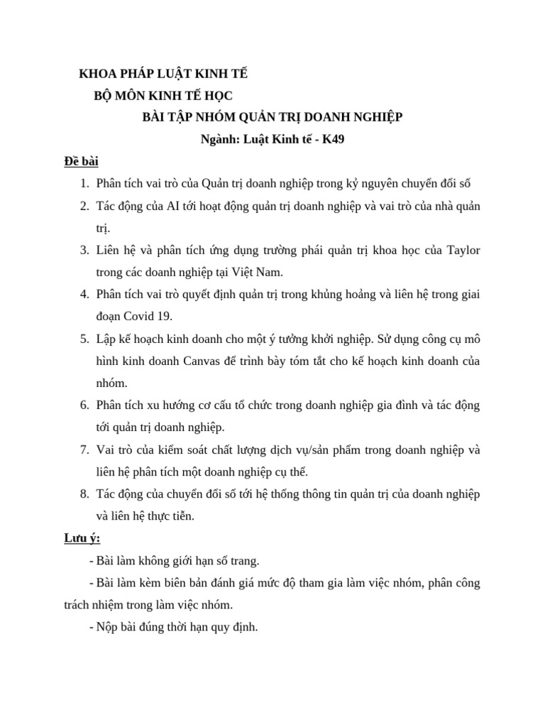 bài-tập-nhóm-K49 | PDF