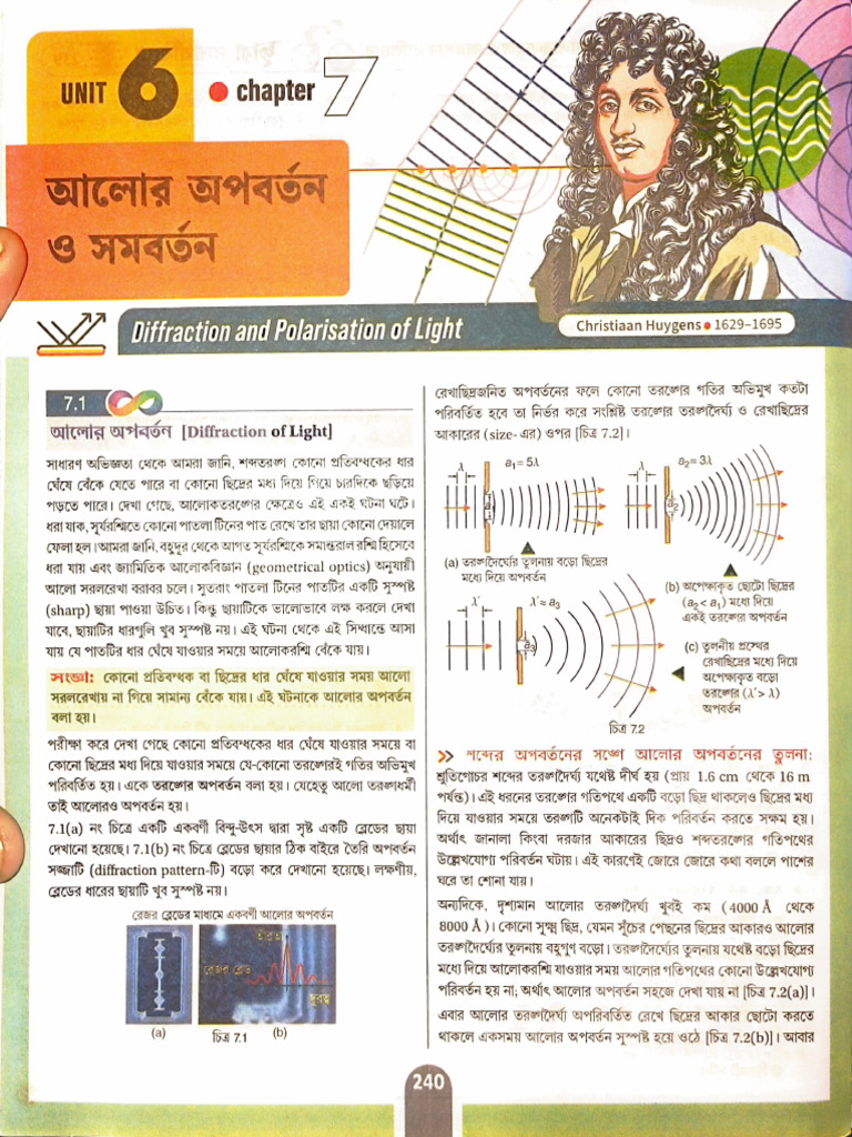 Diffraction and Polarisation of Light | PDF