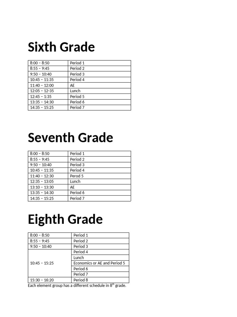 Daily TimeTable | PDF