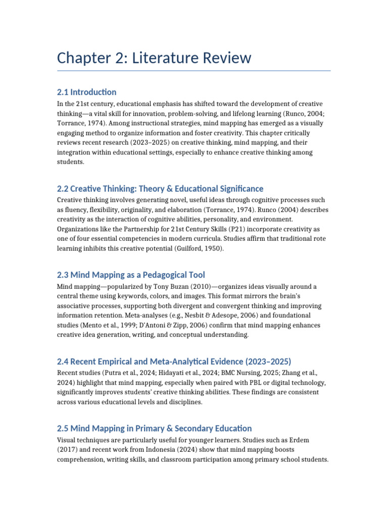Enhancing Creativity with Mind Mapping | PDF | Creativity | Mind