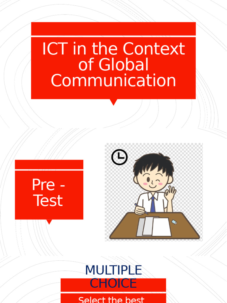 ICT in The Context of Global Communication | PDF | Computing | Software