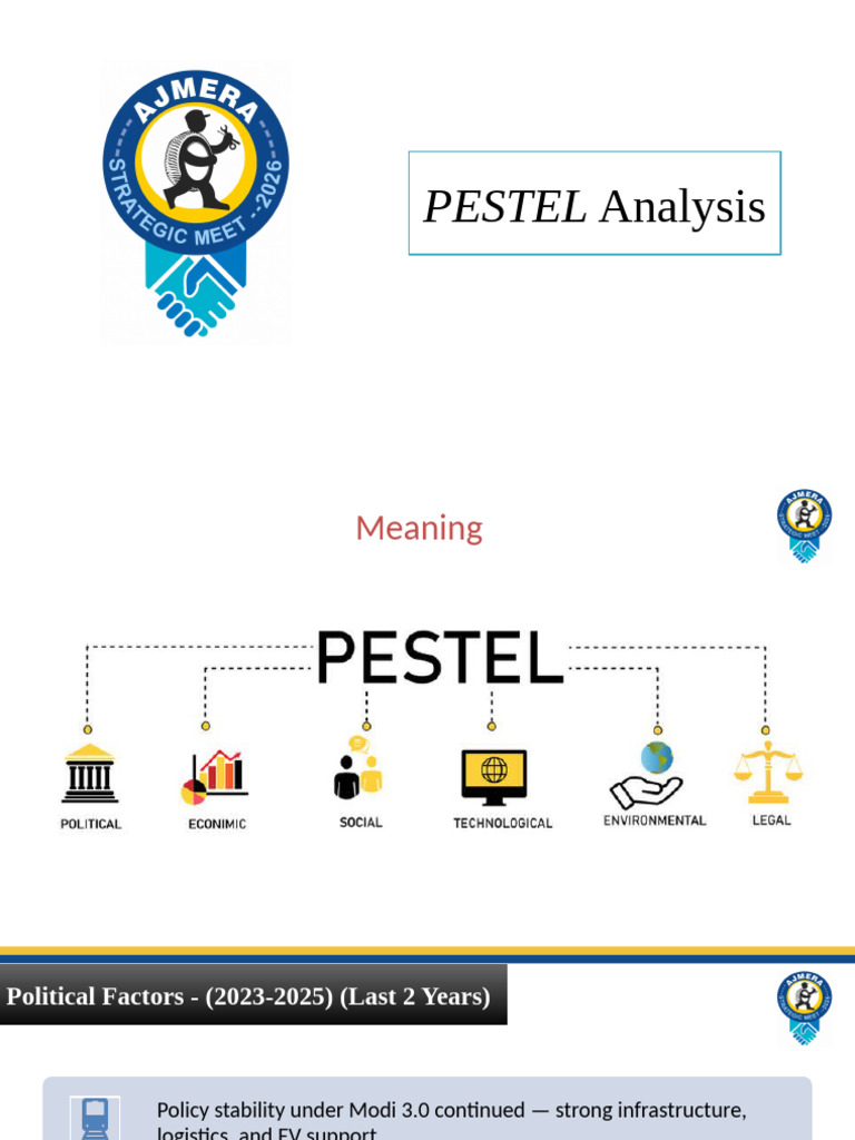 2026 PESTEL Analysis Ajmera Tyres | PDF | Business | Economies