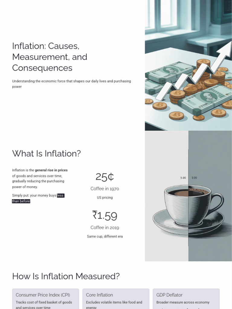 Inflation Causes Measurement and Consequences | PDF | Inflation | Interest
