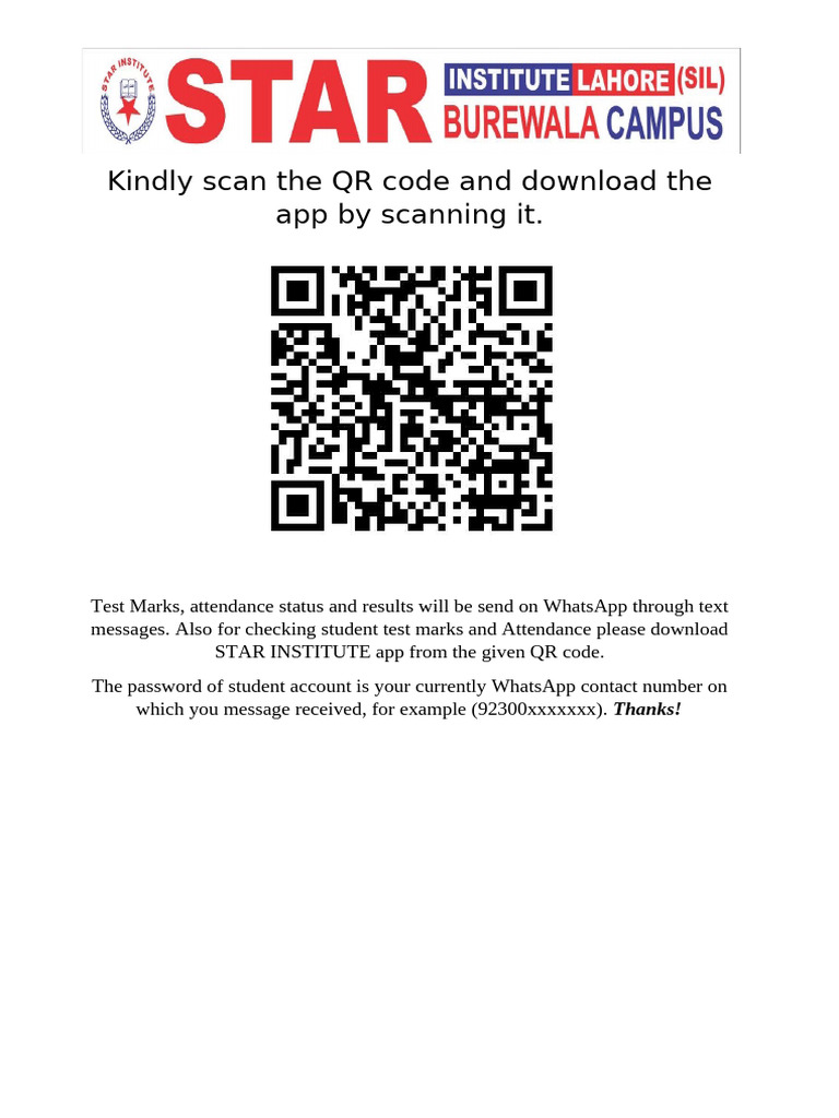 Kindly Scan The QR Code and Download The App by Scanning It | PDF
