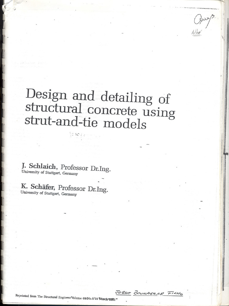 9. Design and Detailing of Structural Concrete Using Strut and Tie Models | PDF | Structural ...