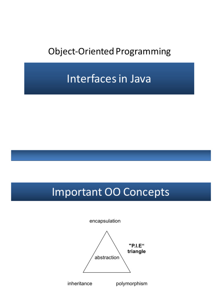 8-Interfaces in Java | PDF | Class (Computer Programming) | Inheritance (Object Oriented ...