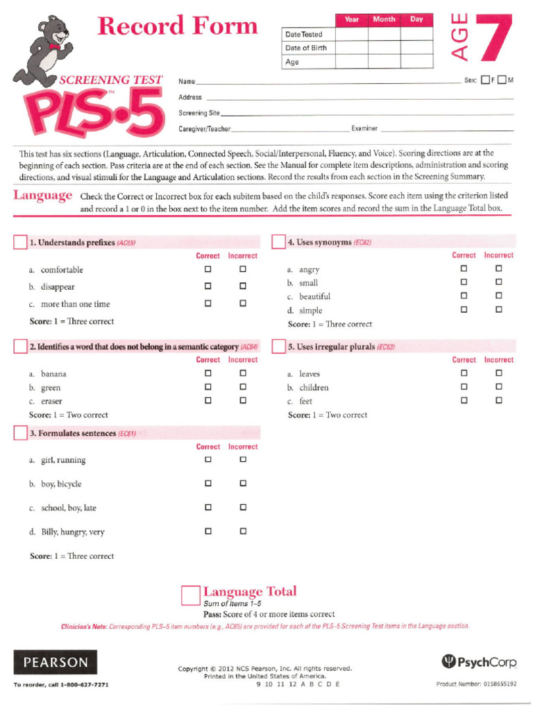 PLS 5 | PDF