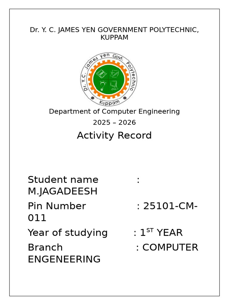 Jagadeesh Tt File | PDF