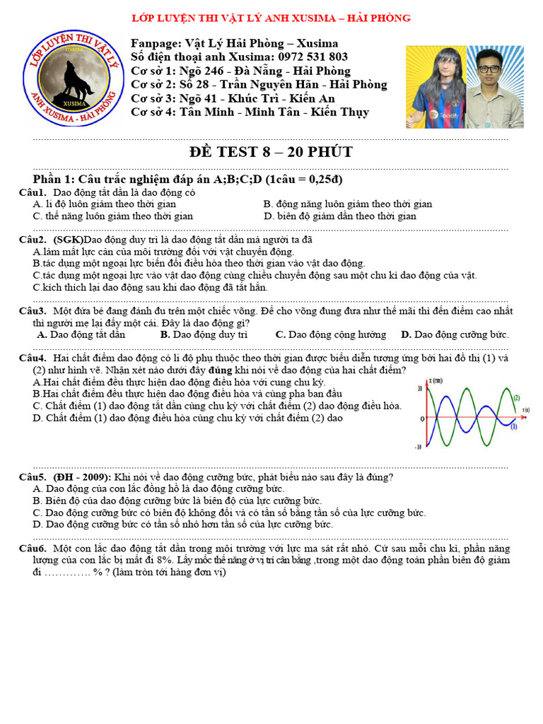 Đề test 8 - L11 | PDF