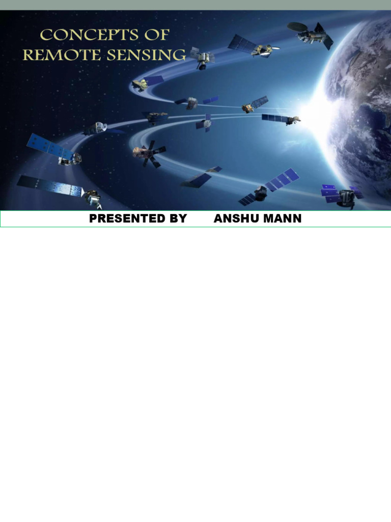Remote Sensing | PDF