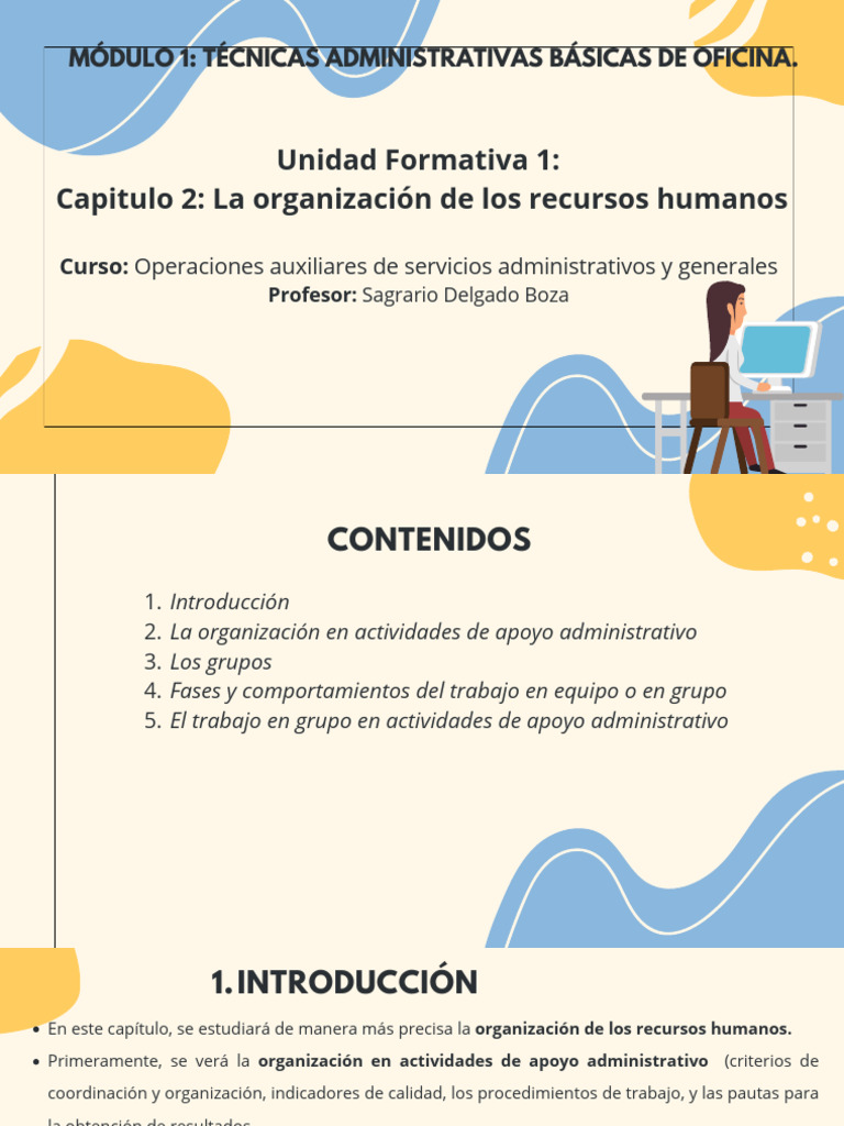 Módulo 1 UF 1 Capítulo 2 | PDF | Calidad (comercial) | Grupo de trabajo