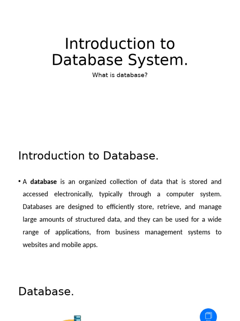 Introduction to Database Systems and Models | PDF | Databases ...
