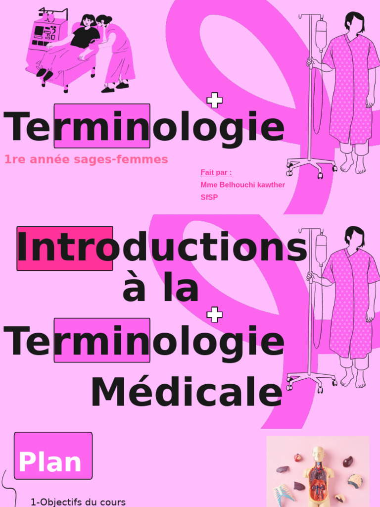 Terminologie Médicale pour Sages-Femmes | PDF | Linguistique