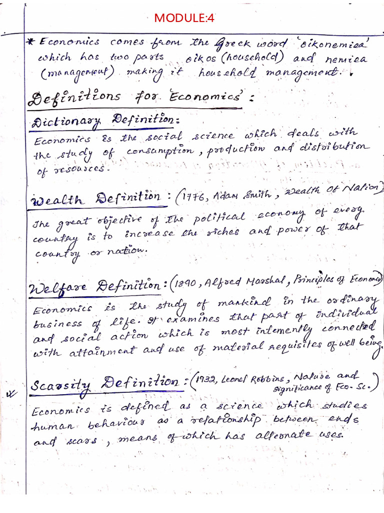 EECO NOTES(Module1,2,3,4) | PDF | Gross Domestic Product | Income